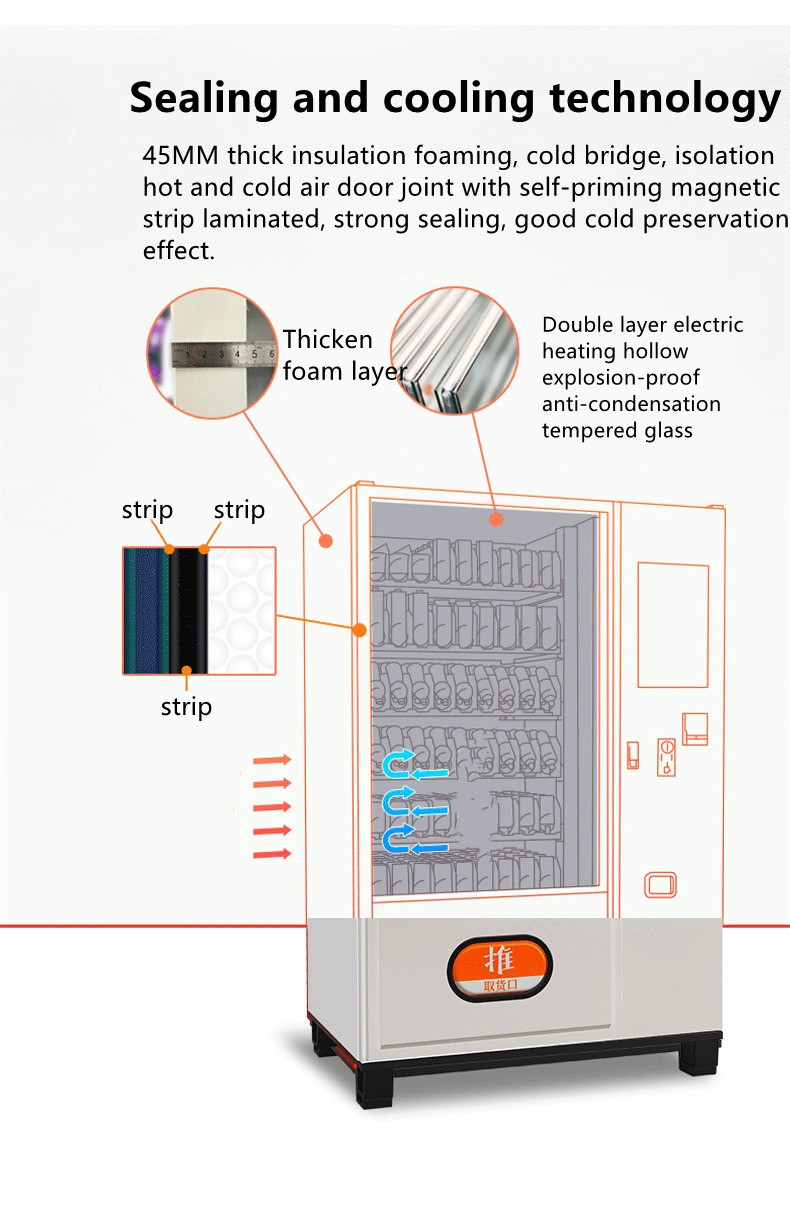 Shampoo 6 Layers Vending Machine Qr Code Self Service Cabinet - Buy ...